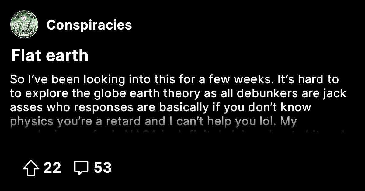 Flat earth - Conspiracies - Conspiracy Theories & Facts