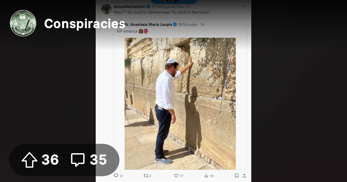 In case you wondered about JD Vance and a retaining wall visit ...
