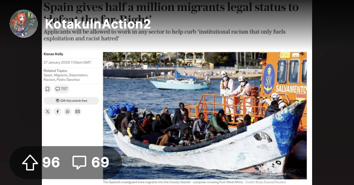 SPANISH GOVERNMENT GIVES HALF A MILLION ILLEGAL MIGRANTS RIGHT TO VOTE ...